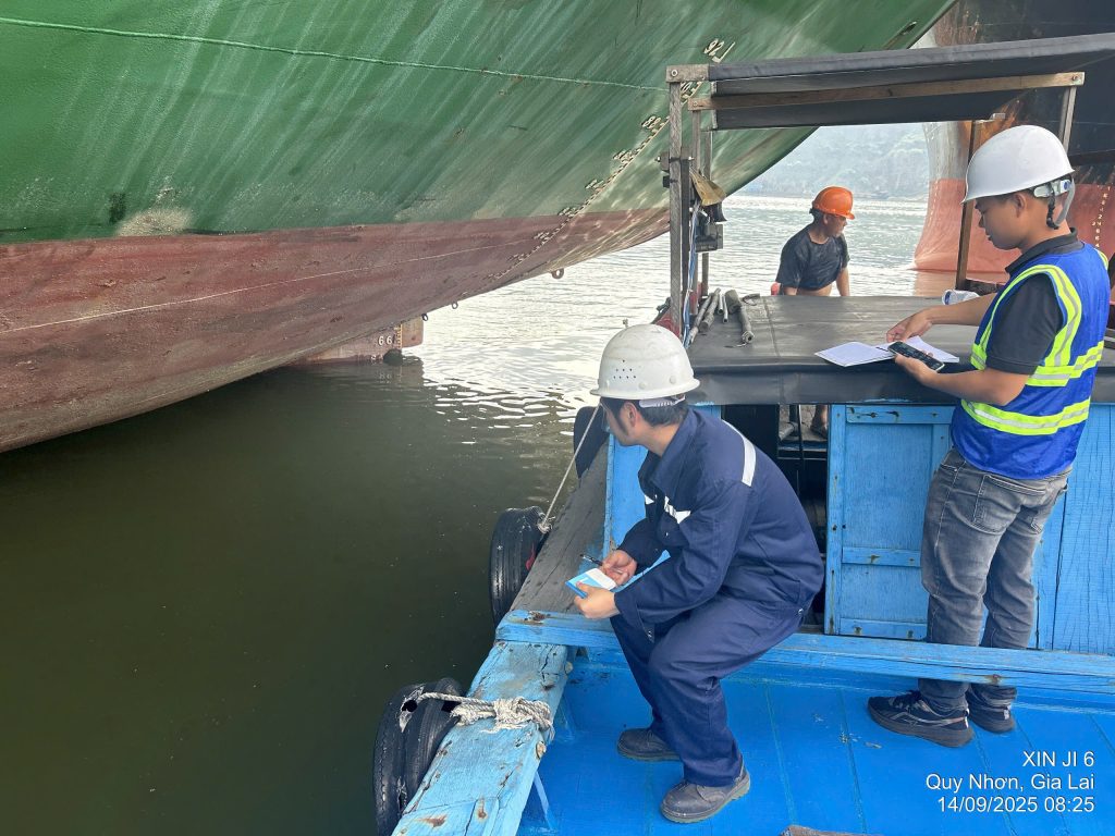 DRAFT SURVEY INSPECTION - Công ty Cổ phầm Giám Định Hàng Hải Việt